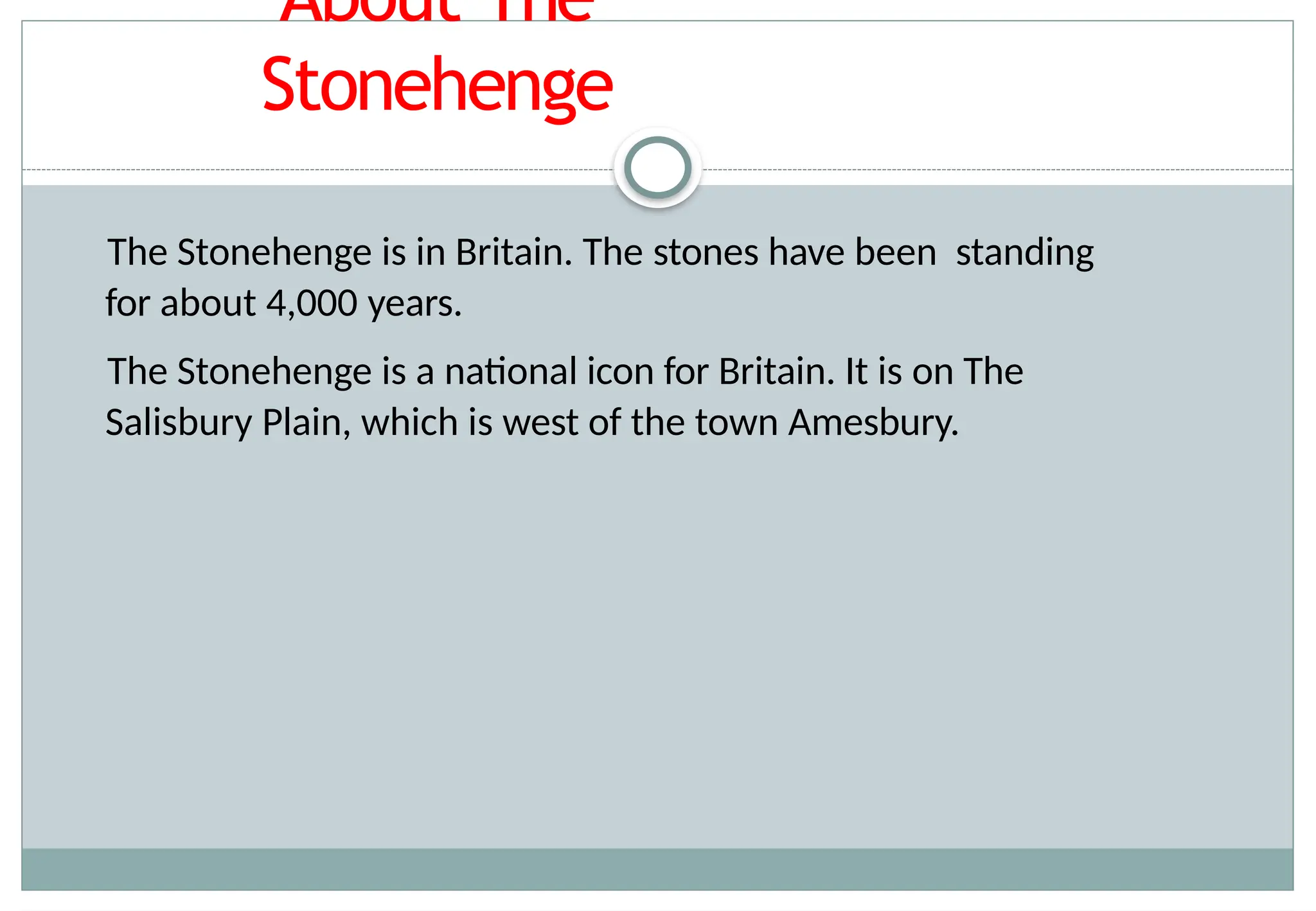 stonehenge. UNESCO SITE. history of architecture | PPTX