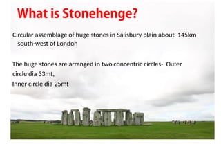 stonehenge. UNESCO SITE. history of architecture | PPTX