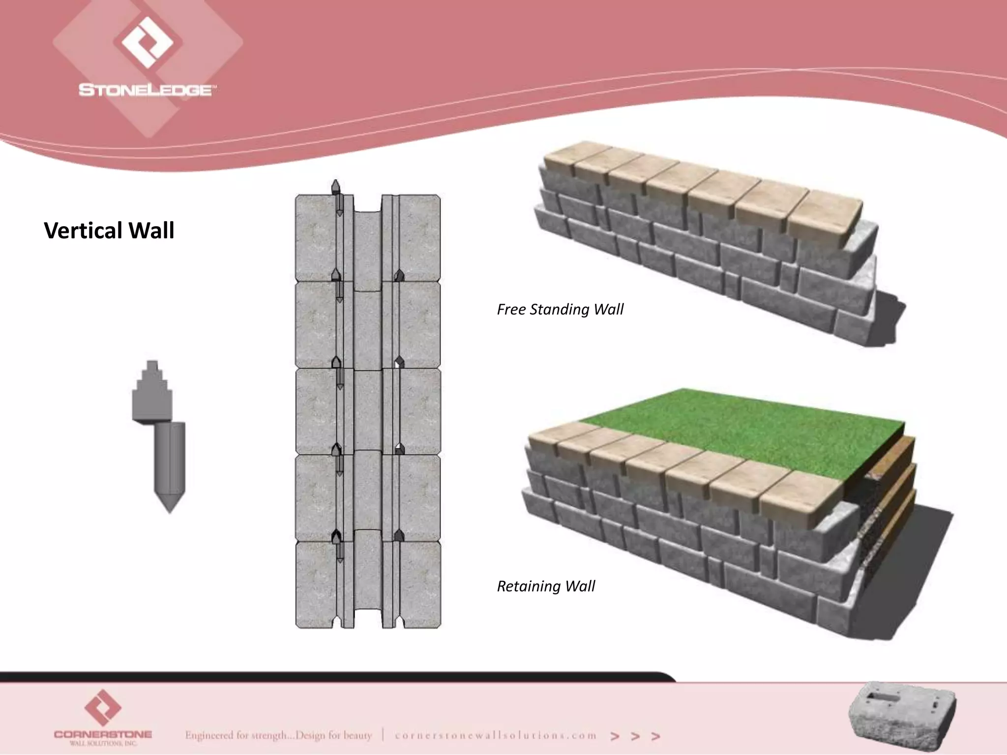 StoneLedge 6" Retaining Wall | PPTX