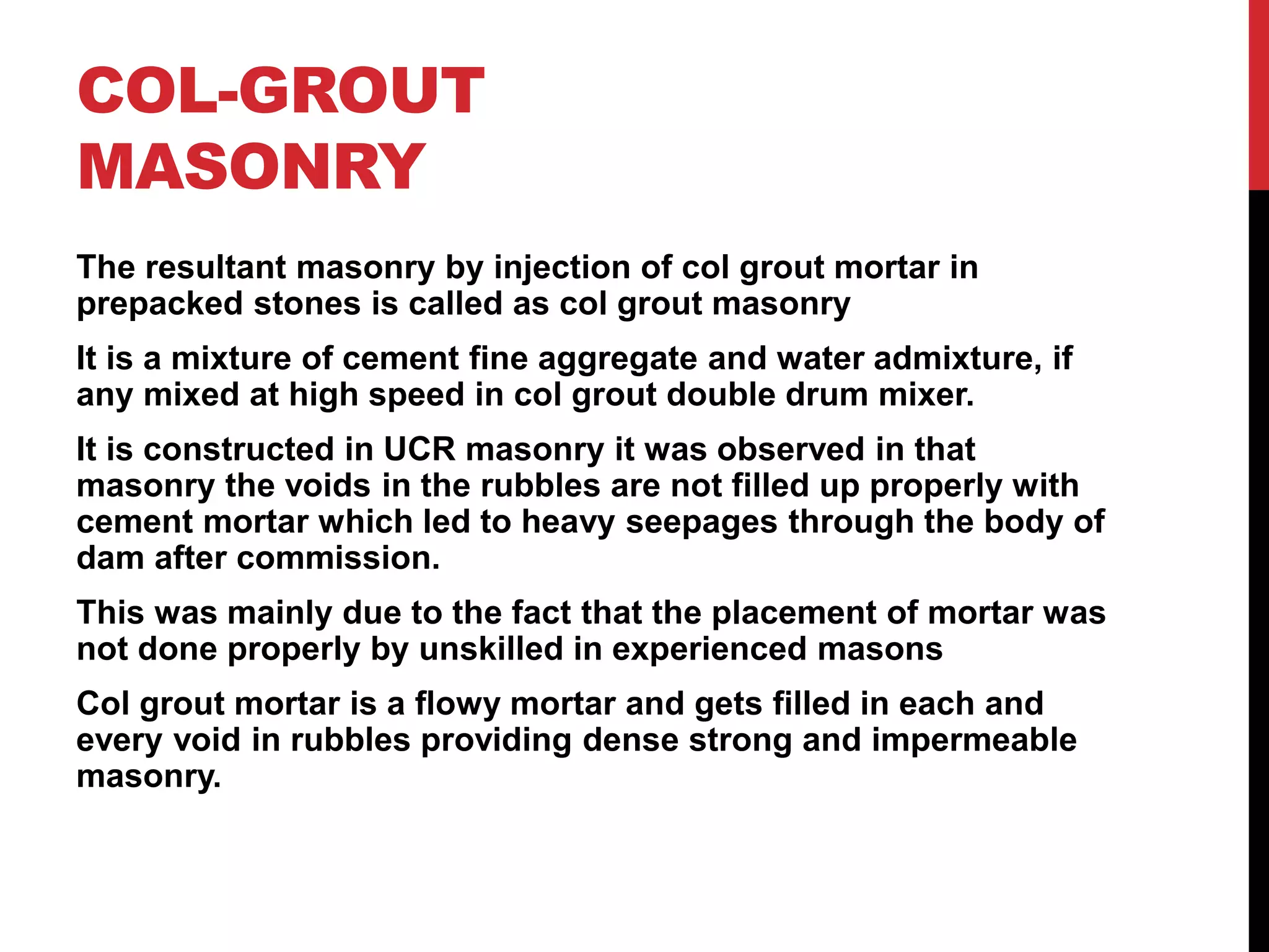 Stone masonary | PPTX
