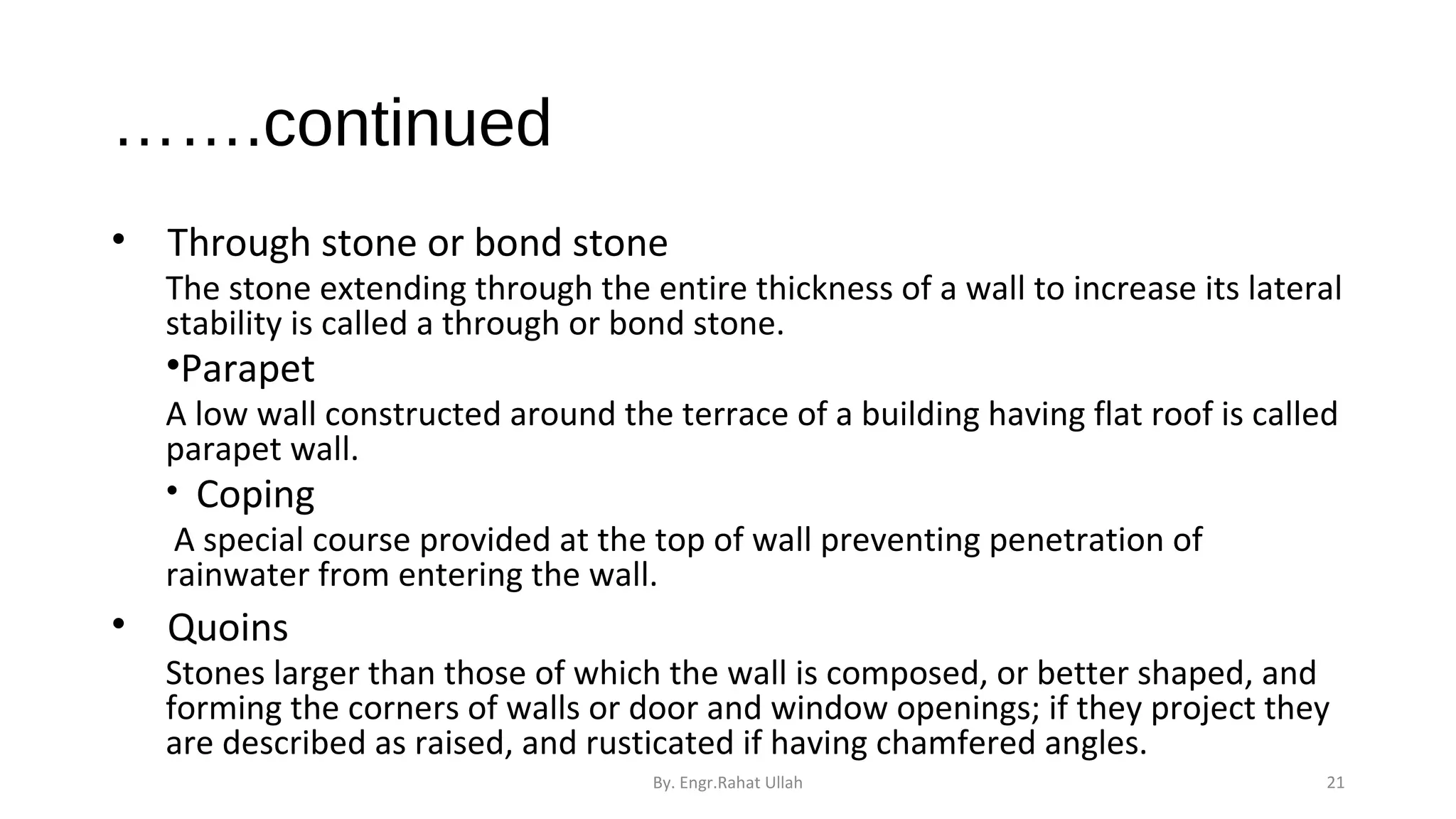 Stone masonry | PPT