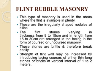 Stone masonry | PPTX