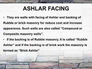 Stone masonry | PPTX