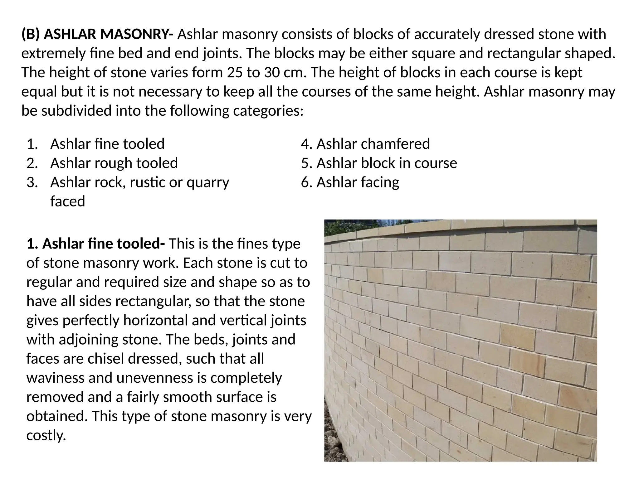 Stone Masonry DETAILS AND REFERENCES FOR DESIGN | PPTX