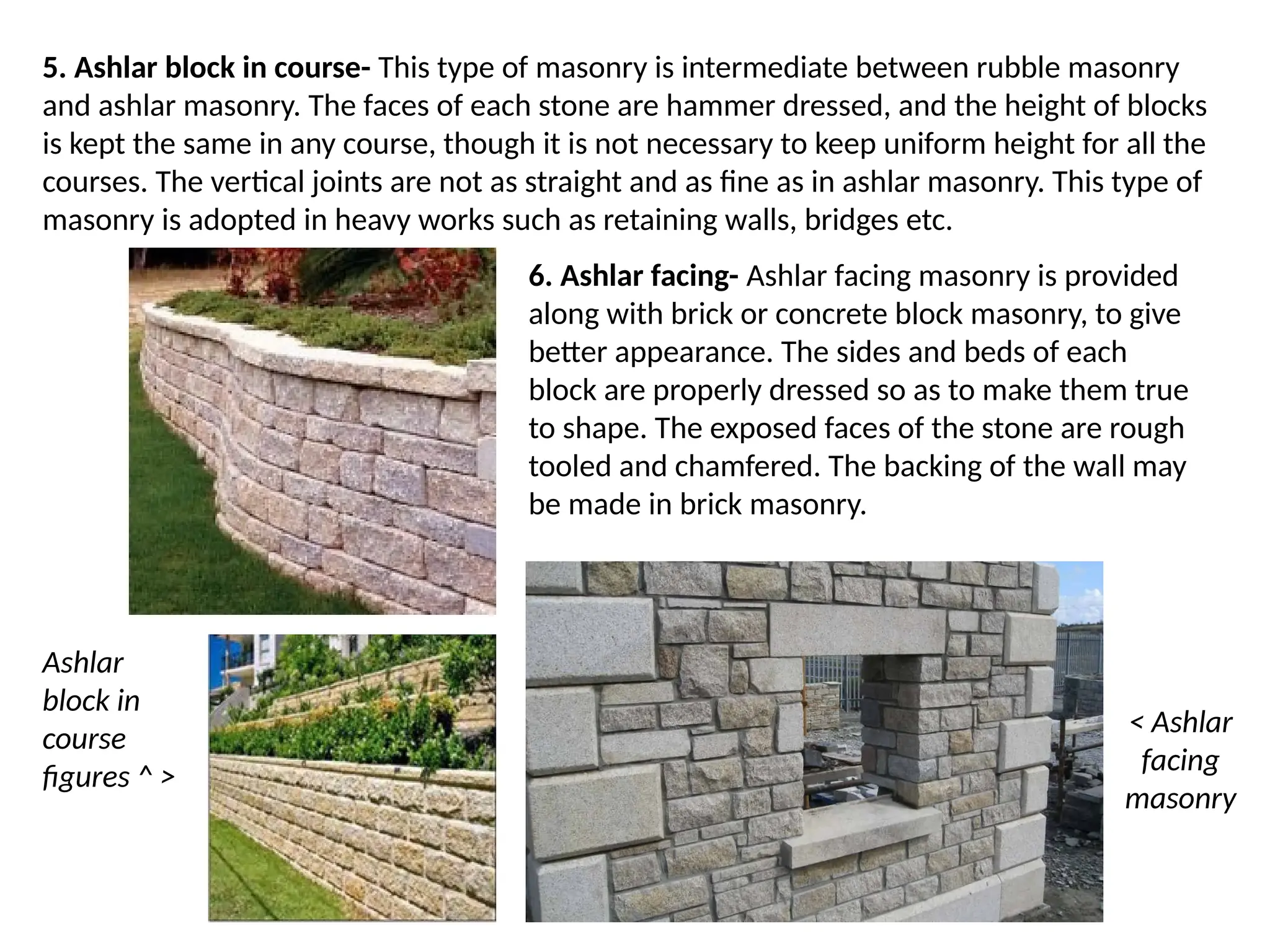 Stone Masonry DETAILS AND REFERENCES FOR DESIGN | PPTX