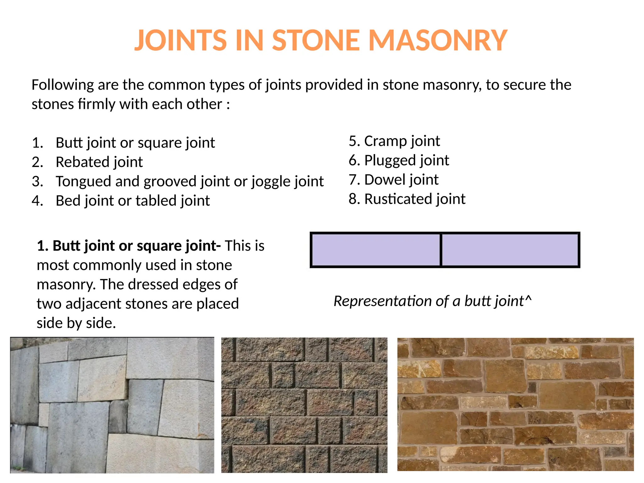Stone Masonry DETAILS AND REFERENCES FOR DESIGN | PPTX
