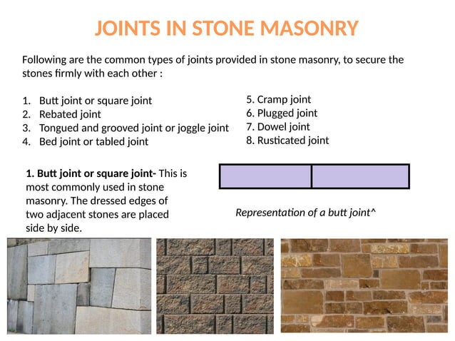 Stone Masonry DETAILS AND REFERENCES FOR DESIGN | PPT