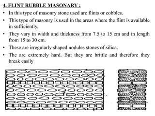 Stone Masonry and its types used in construction | PDF