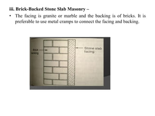 Stone Masonry and its types used in construction | PDF