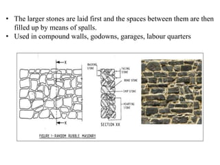 Stone Masonry and its types used in construction | PDF