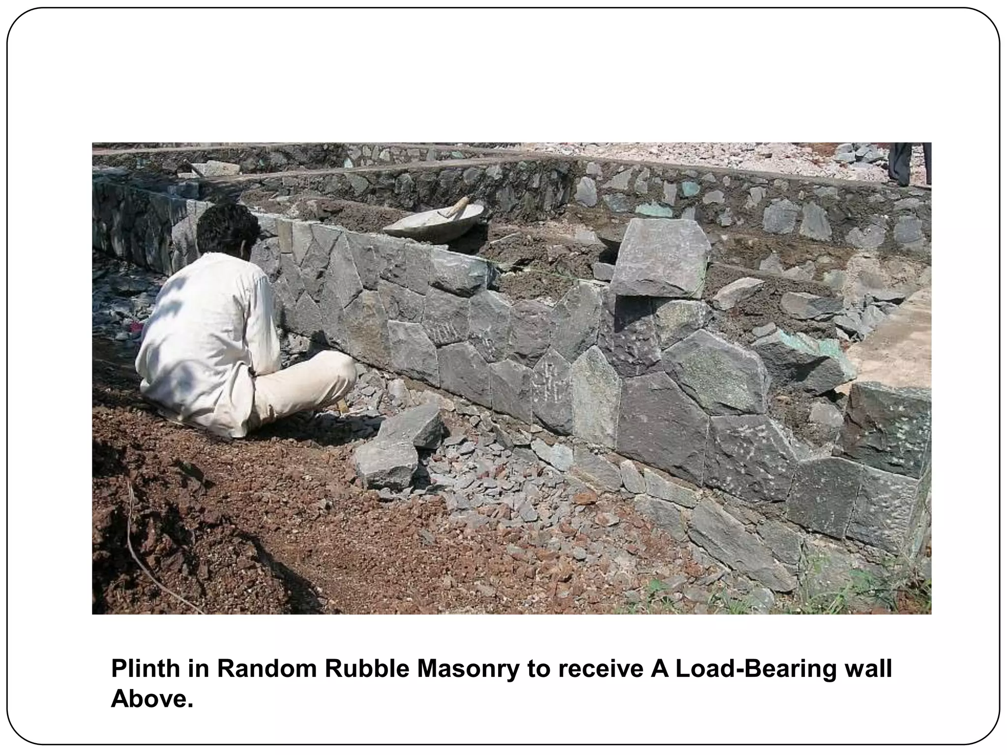 Stone Masonry BUILDING CONSTRUCTION | PPTX