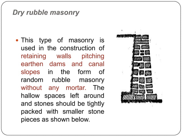 Stone Masonry BUILDING CONSTRUCTION | PPTX
