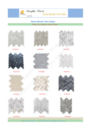 Stone mosaic tiles catalog from China Kungfu Stone | PDF