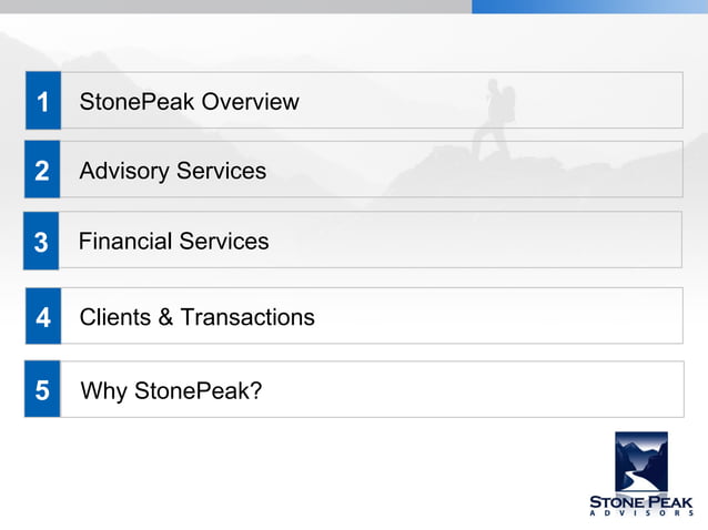 Stone Peak Presentation | PPT