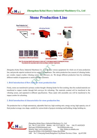 Stone Production Line | PDF