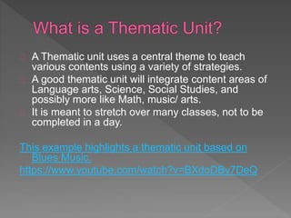 Stonerock thematic approach presentation | PPT