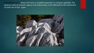 Stones and classifications of stones | PPTX