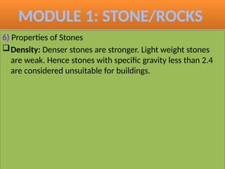 UNDERSTANDING OF STONES AND THEIR NATURE | PPT