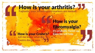 Stumbling through the fog: A lived experience of fibromyalgia | PPT