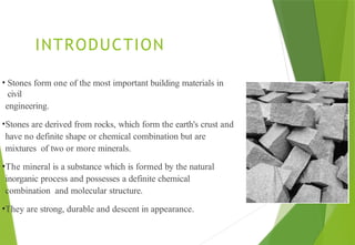 STONES AND ITS TYPES (1 its helpful.pptx | Geology | Science