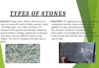 STONES AND ITS TYPES (1 its helpful.pptx