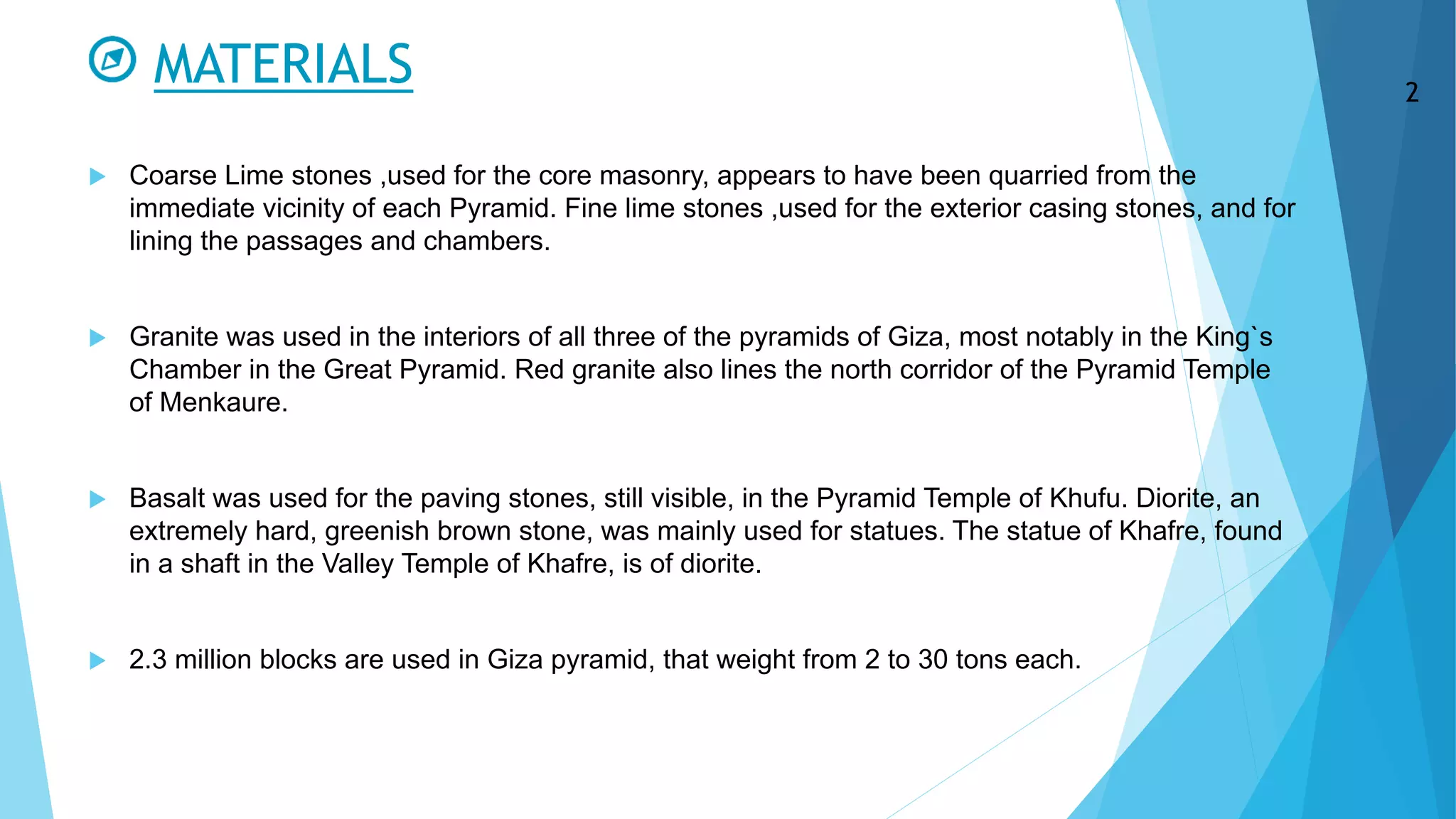 Case Study Of Stone Structure [Pyramid Of Giza] | PPTX