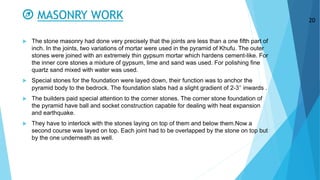 Case Study Of Stone Structure [Pyramid Of Giza] | PPTX