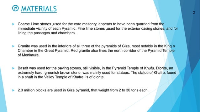 Case Study Of Stone Structure [Pyramid Of Giza] | PPTX | Geology | Science