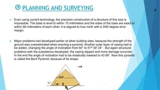Case Study Of Stone Structure [Pyramid Of Giza] | PPTX