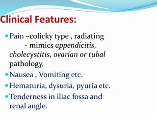 Stones & tumours of kidney ppt.- by Smriti singh | PPT