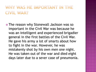 Stonewall Jackson | PPTX