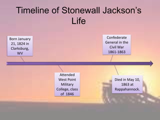 Stonewall jackson | PPTX