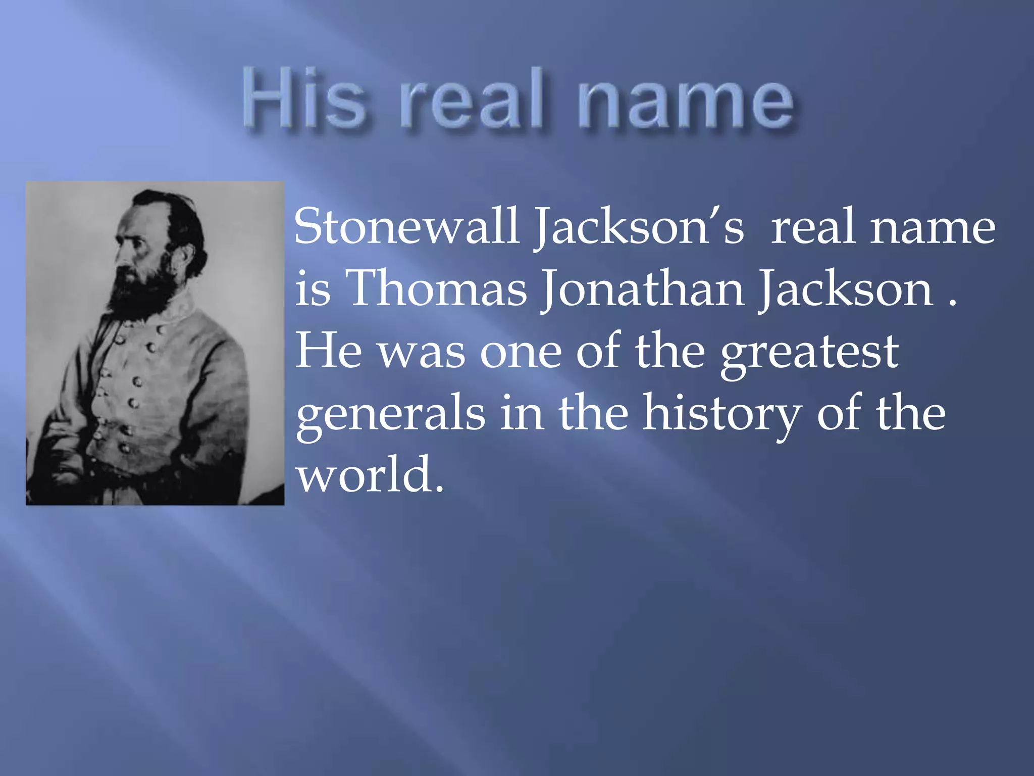 Stonewall jackson | PPTX