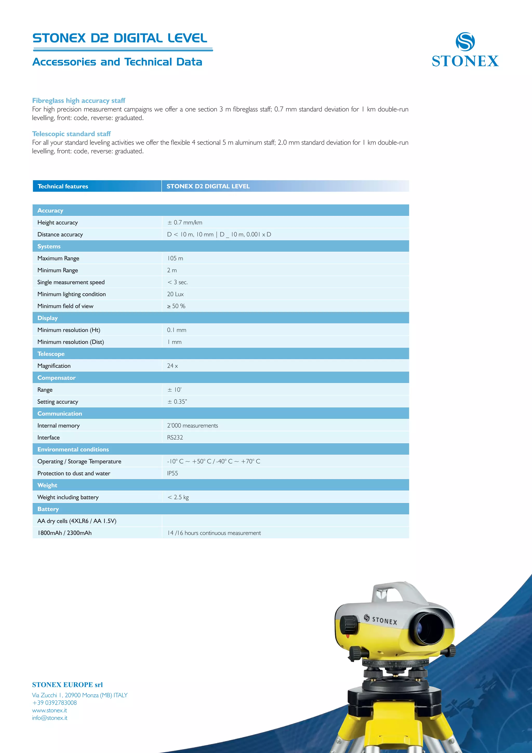 Stonex D2 english | PDF
