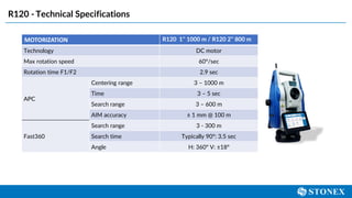 Stonex R120 Robotic Total Station Presentation.pdf