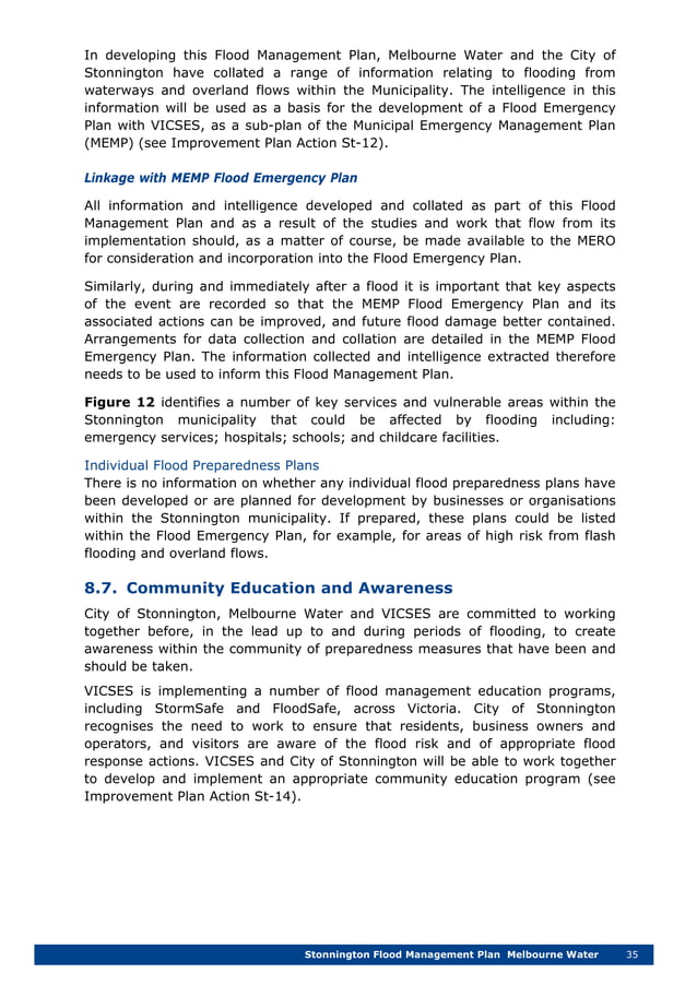 Stonnington Flood Management Plan - Grace's revised version October ...