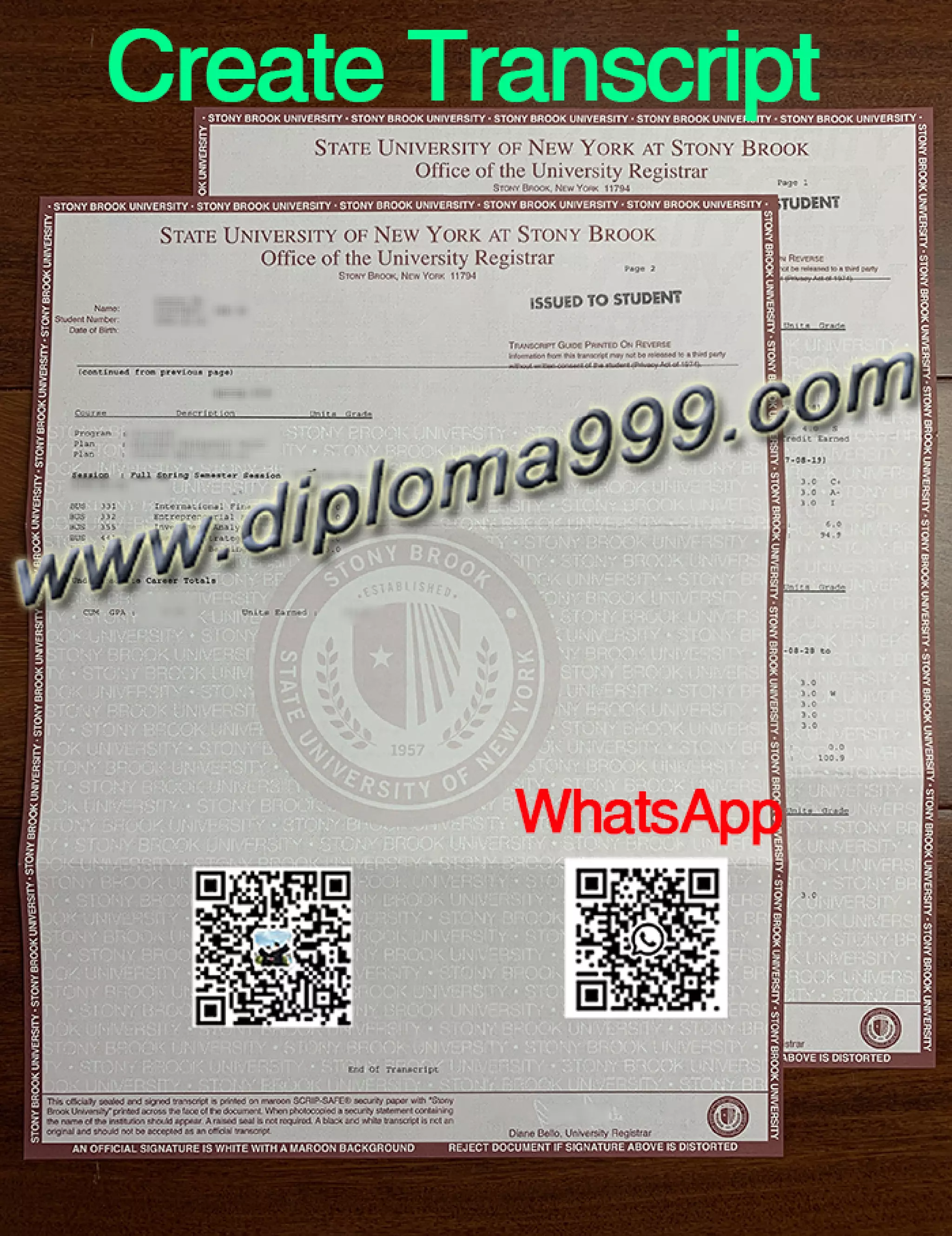 Stony Brook University transcript | PDF | Social Networking | Internet