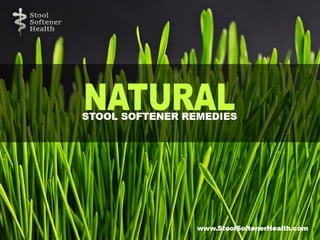 Natural Stool Softener Remedies | PDF
