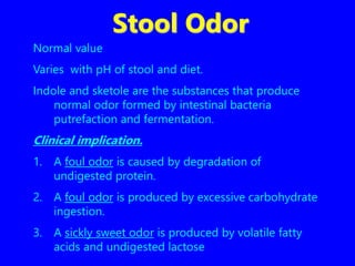 Stool (1) | PPT | Digestive Disorders | Diseases and Conditions
