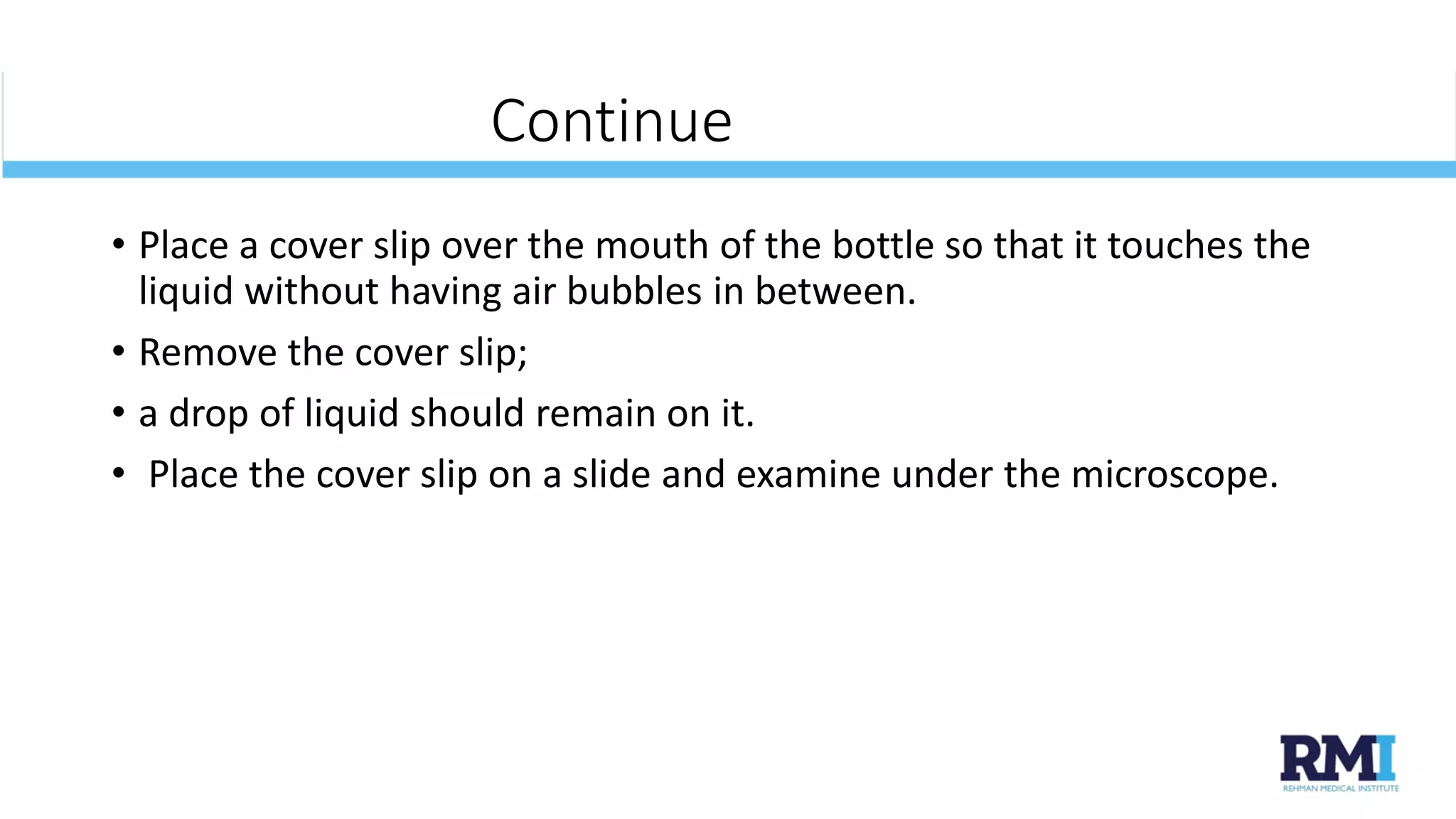 Stool examination | PPT