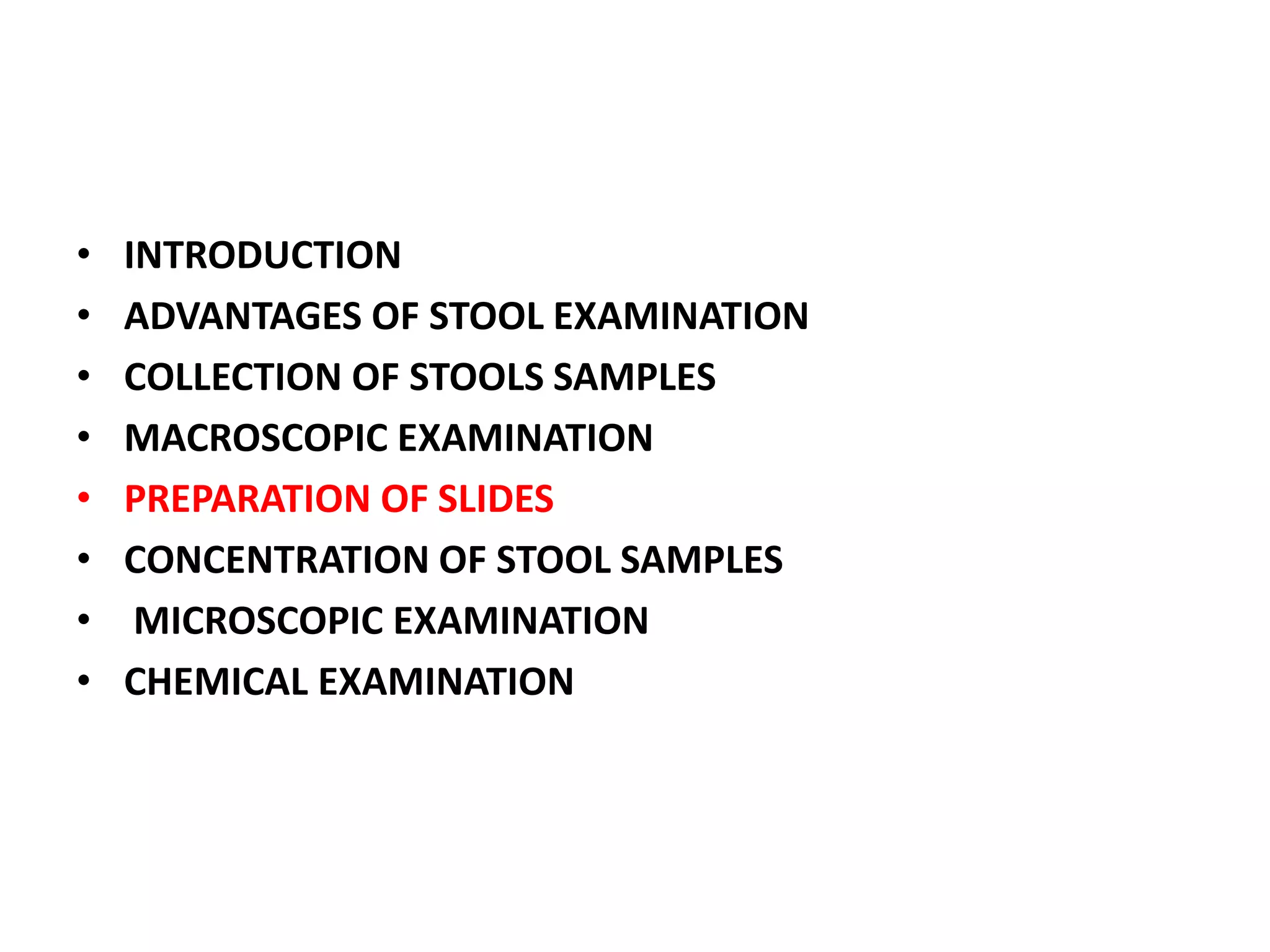 Stool Examination | PPTX