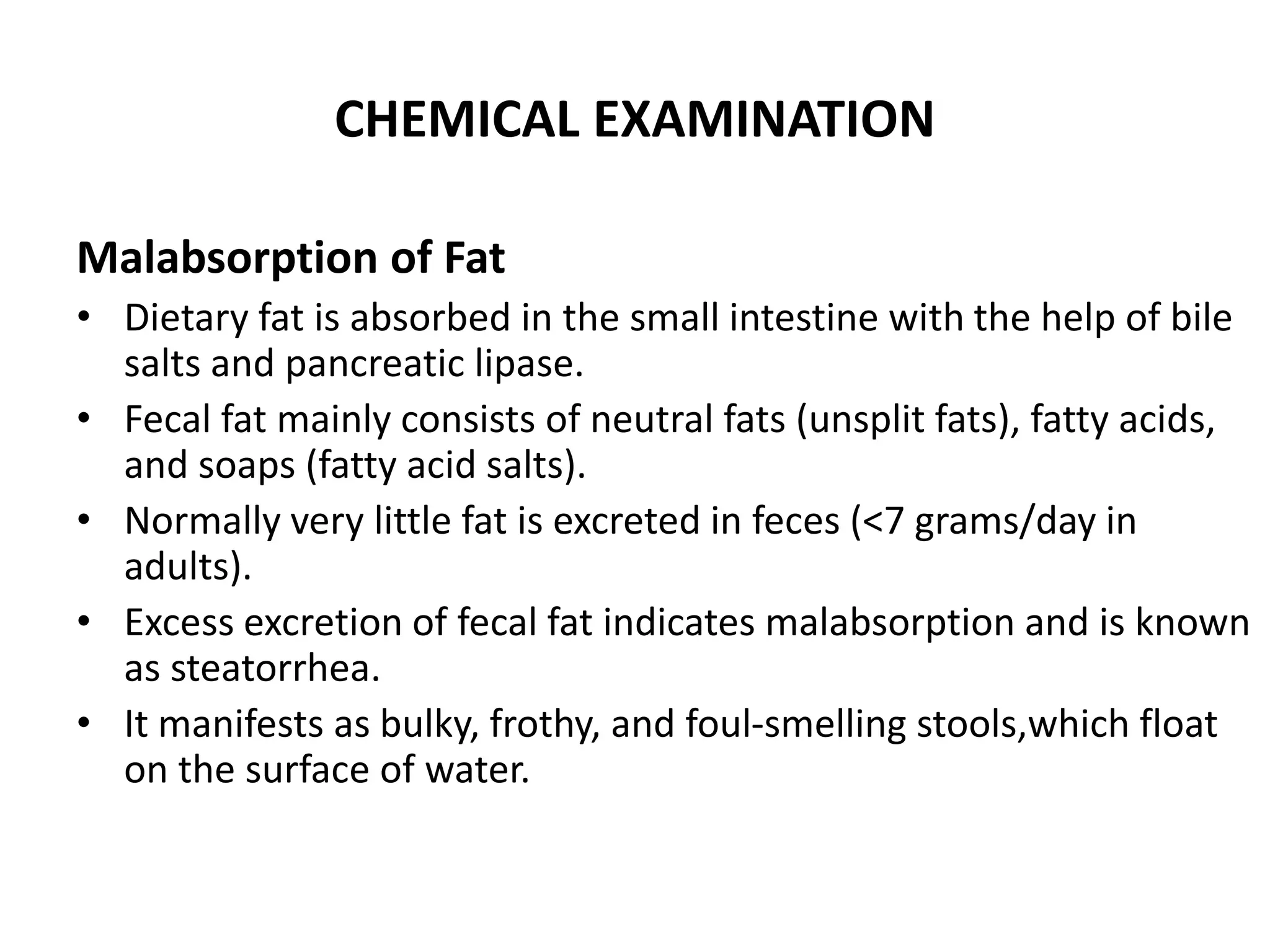 Stool Examination | PPTX