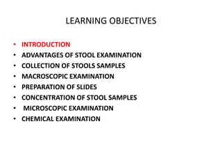 Stool Examination | PPT