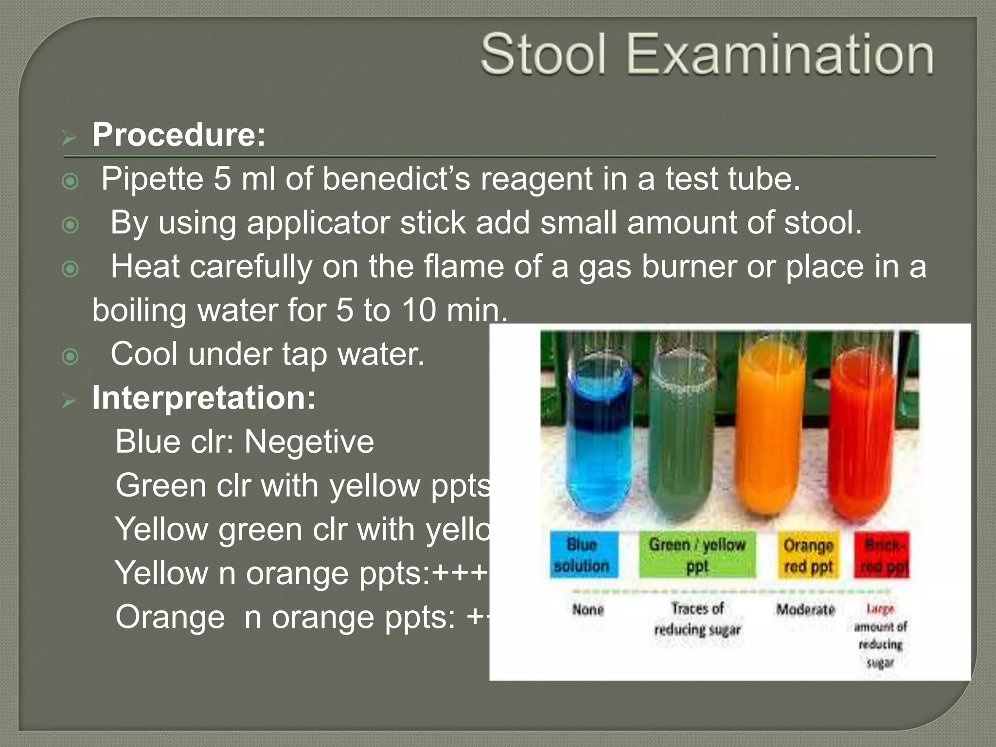 Stool examination | PPTX