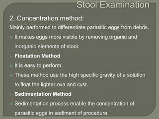 Stool examination | PPTX