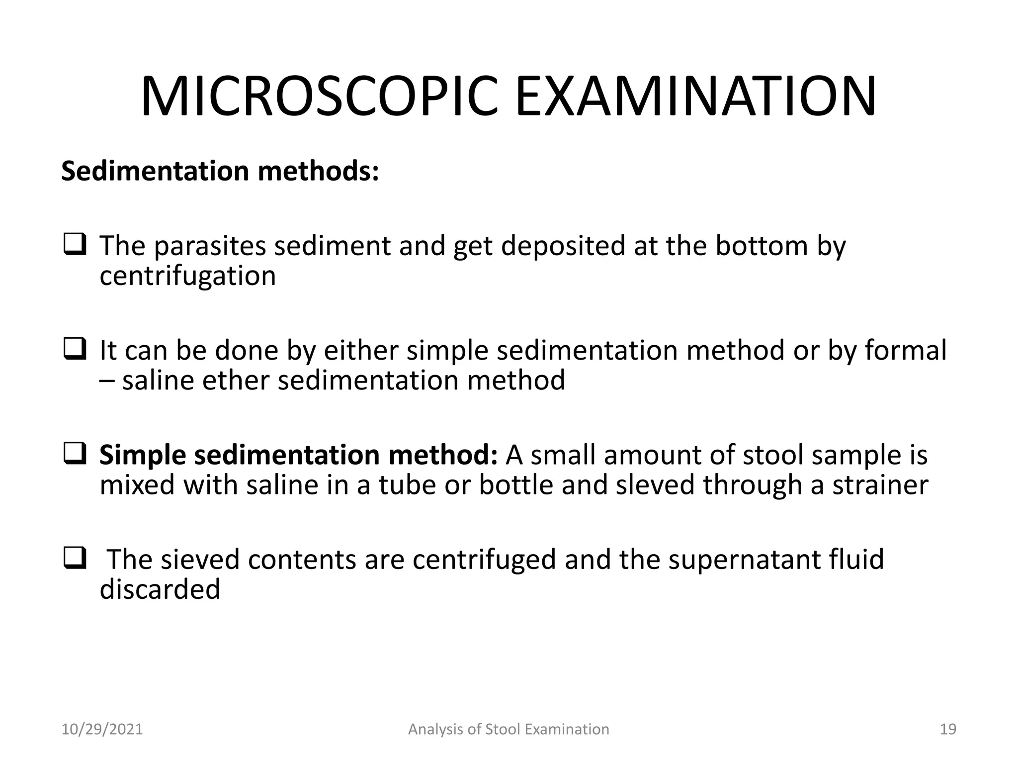 Stool examination | PPTX