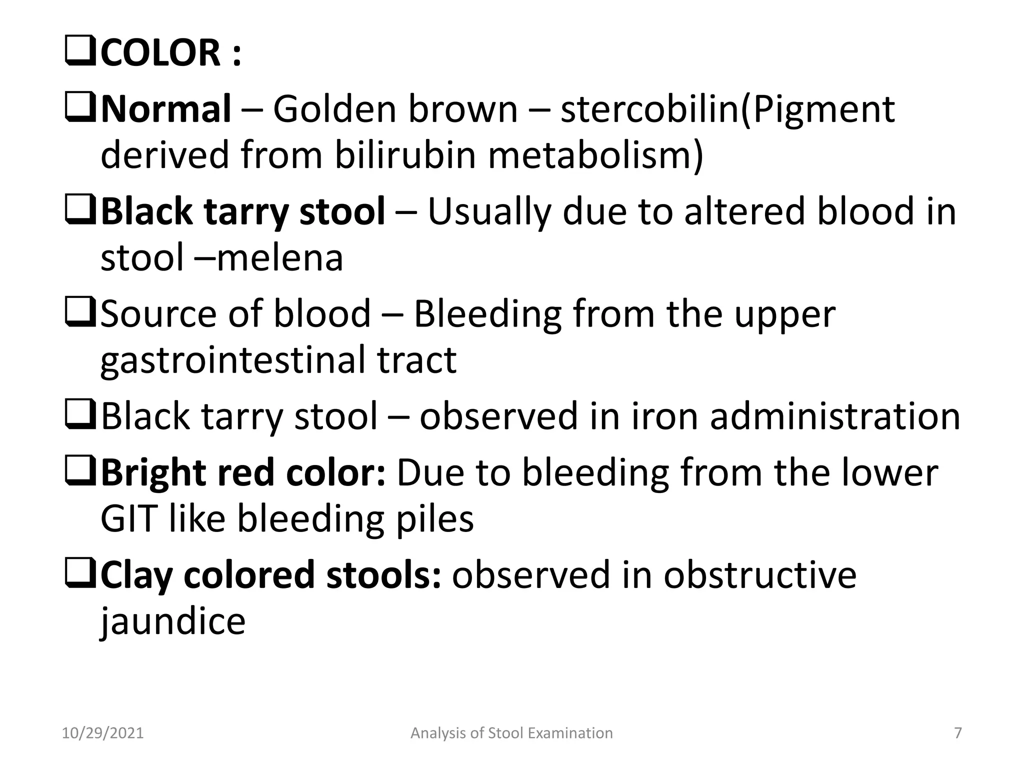 Stool examination | PPTX