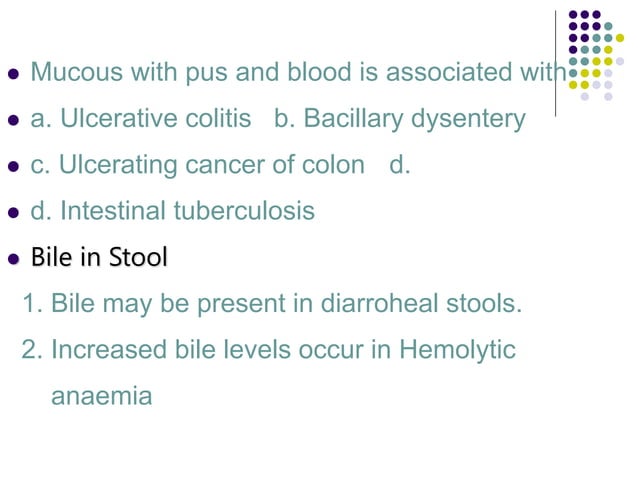 Stool examination.ppt | Digestive Disorders | Diseases and Conditions
