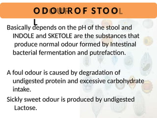 Stool Examination.pptx clinical pathology | PPT