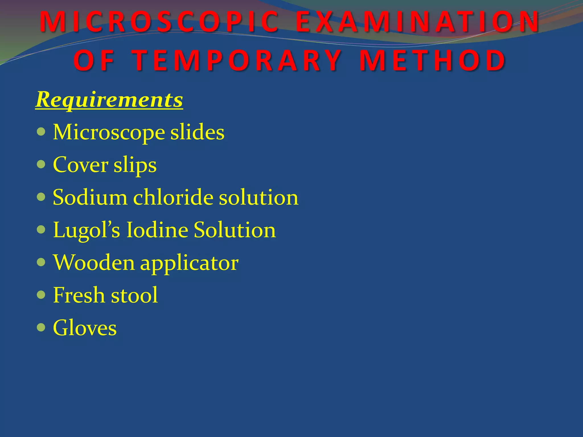 Stool examination dr.vinutha | PPTX